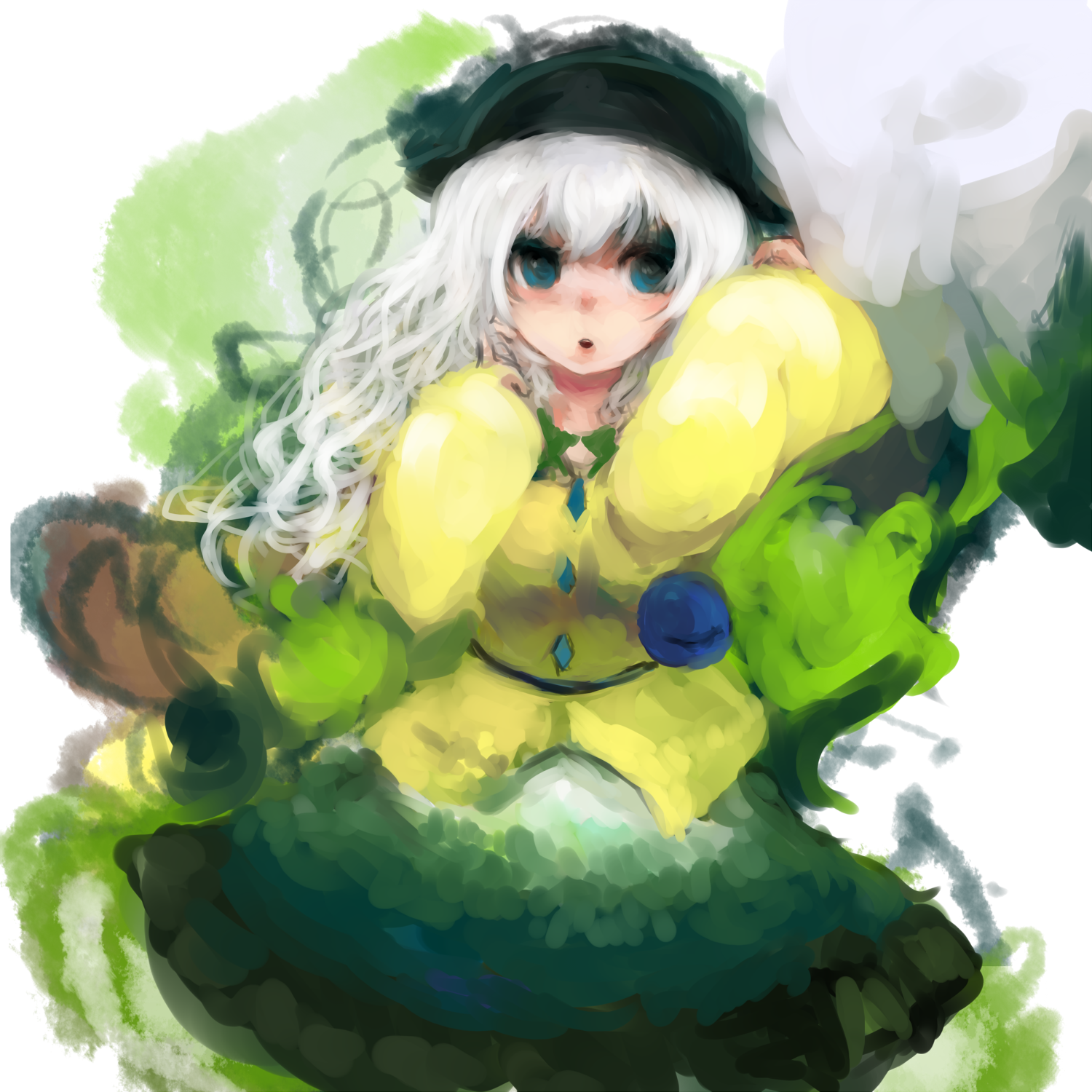 The Big ImageBoard (TBIB) - 1girl bad id bad pixiv id blouse blue eyes ...