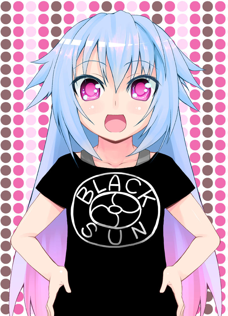 The Big ImageBoard (TBIB) - 1girl :d aqua hair casual commentary request gradient hair hands on ...