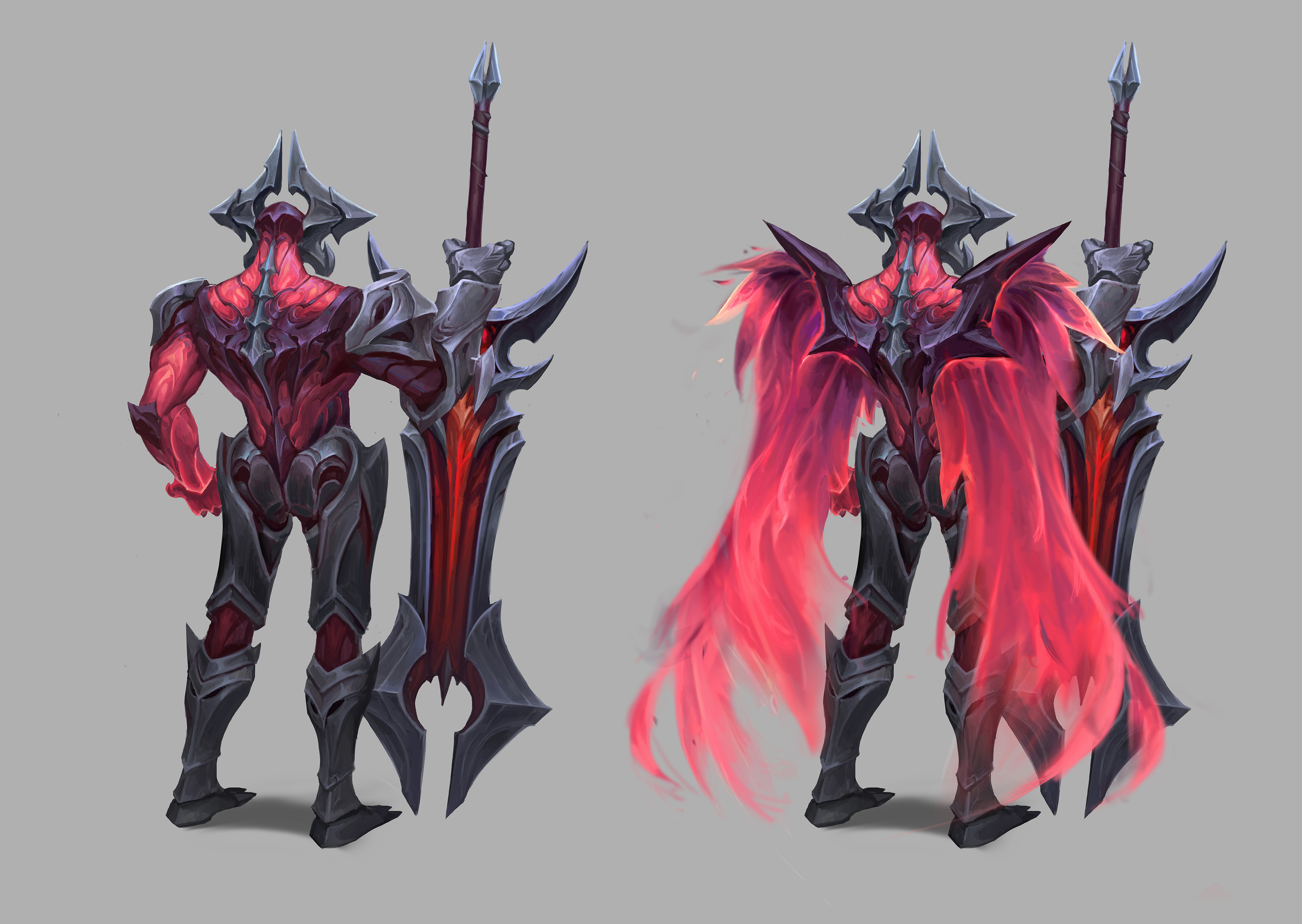 The Big ImageBoard (TBIB) - 1boy aatrox absurdres armored boots boots ...