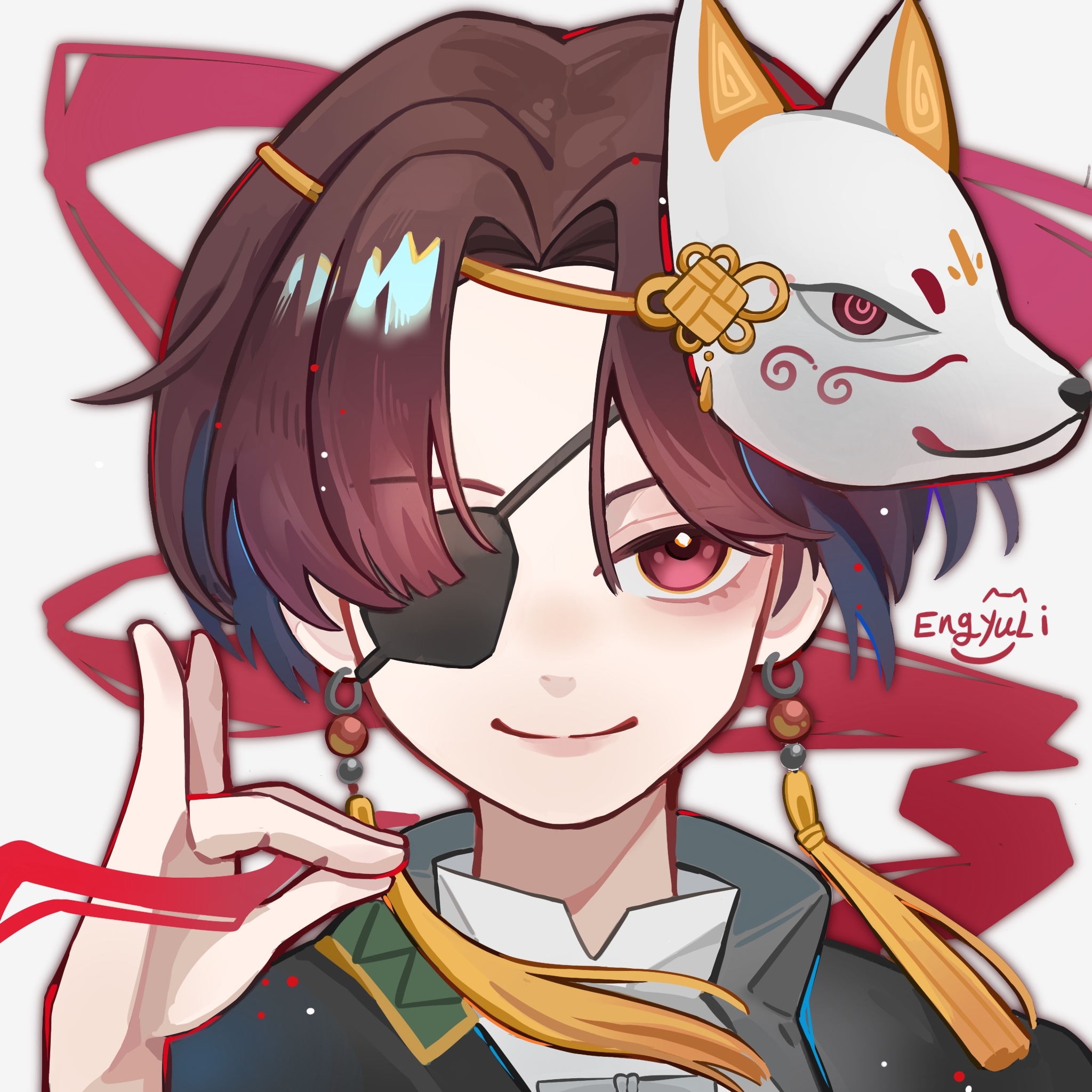 The Big ImageBoard (TBIB) - 1boy artist name black jacket brown hair ...