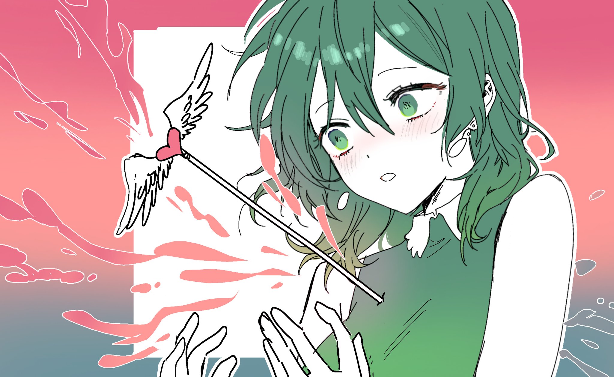 The Big ImageBoard (TBIB) - 1girl arrow (projectile) arrow through ...