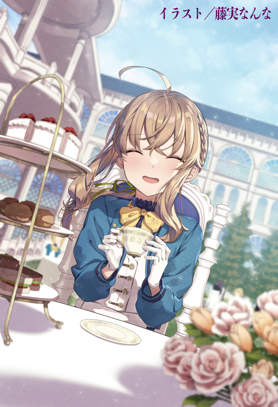 The Big ImageBoard (TBIB) - 1girl ^ ^ ahoge artist name blue jacket ...