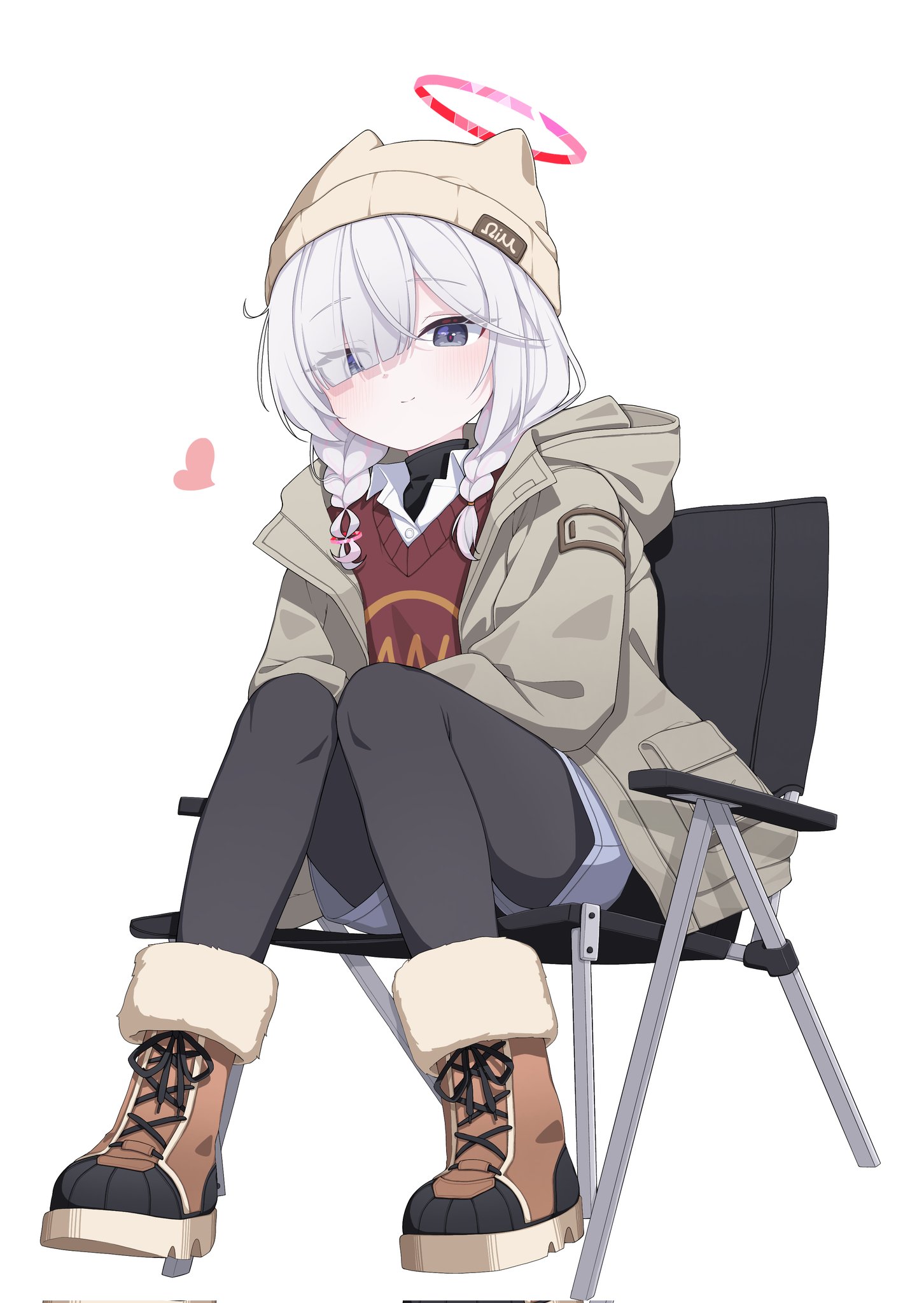 The Big ImageBoard (TBIB) - 1girl alternate costume beanie blue archive ...