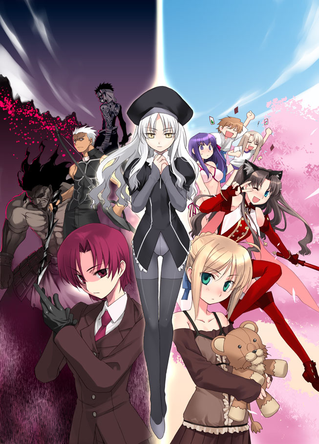 The Big ImageBoard (TBIB) - 3boys 6+girls angra mainyu (fate) aqua eyes ...