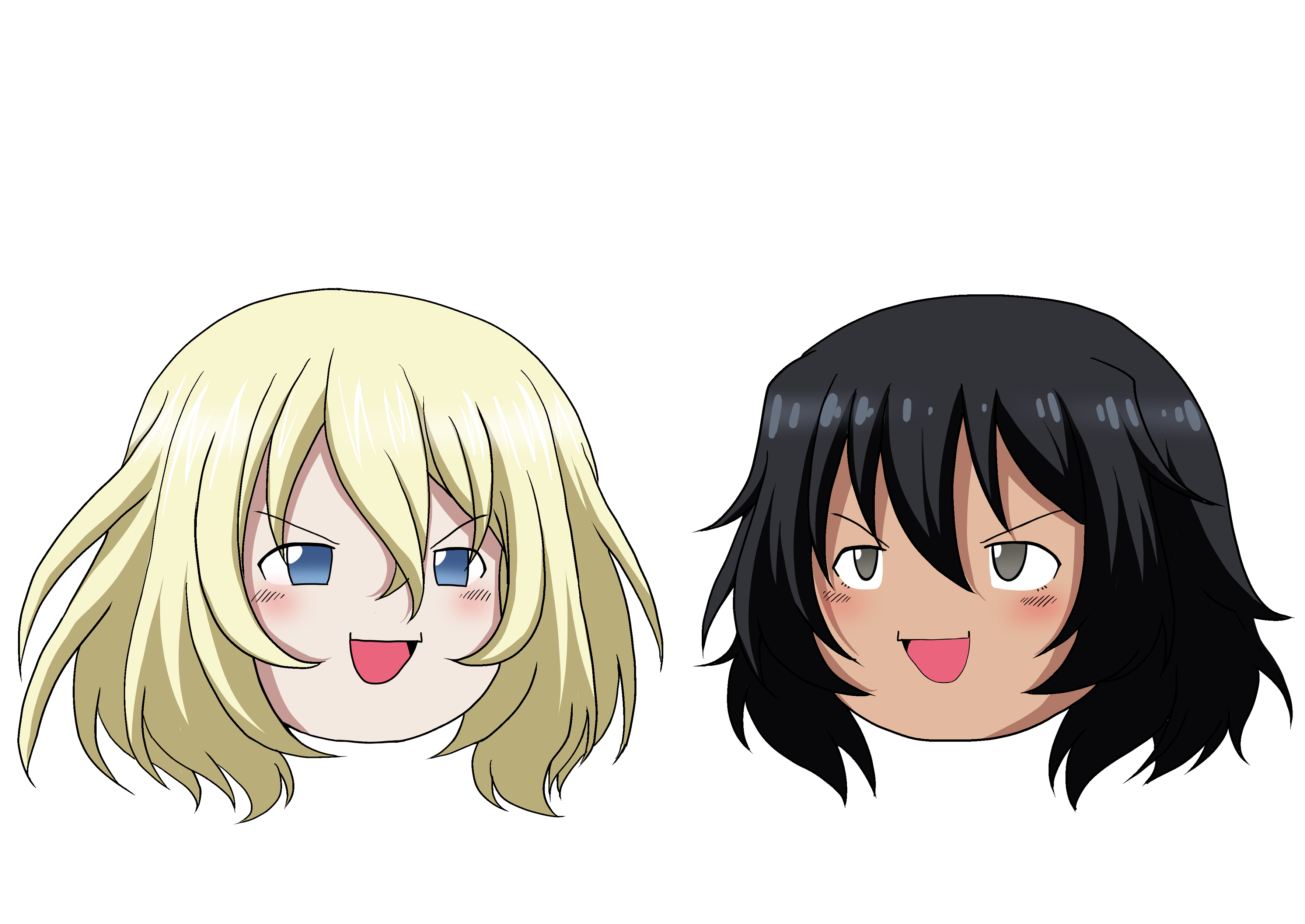 The Big ImageBoard (TBIB) - 2girls absurdres andou (girls und panzer ...