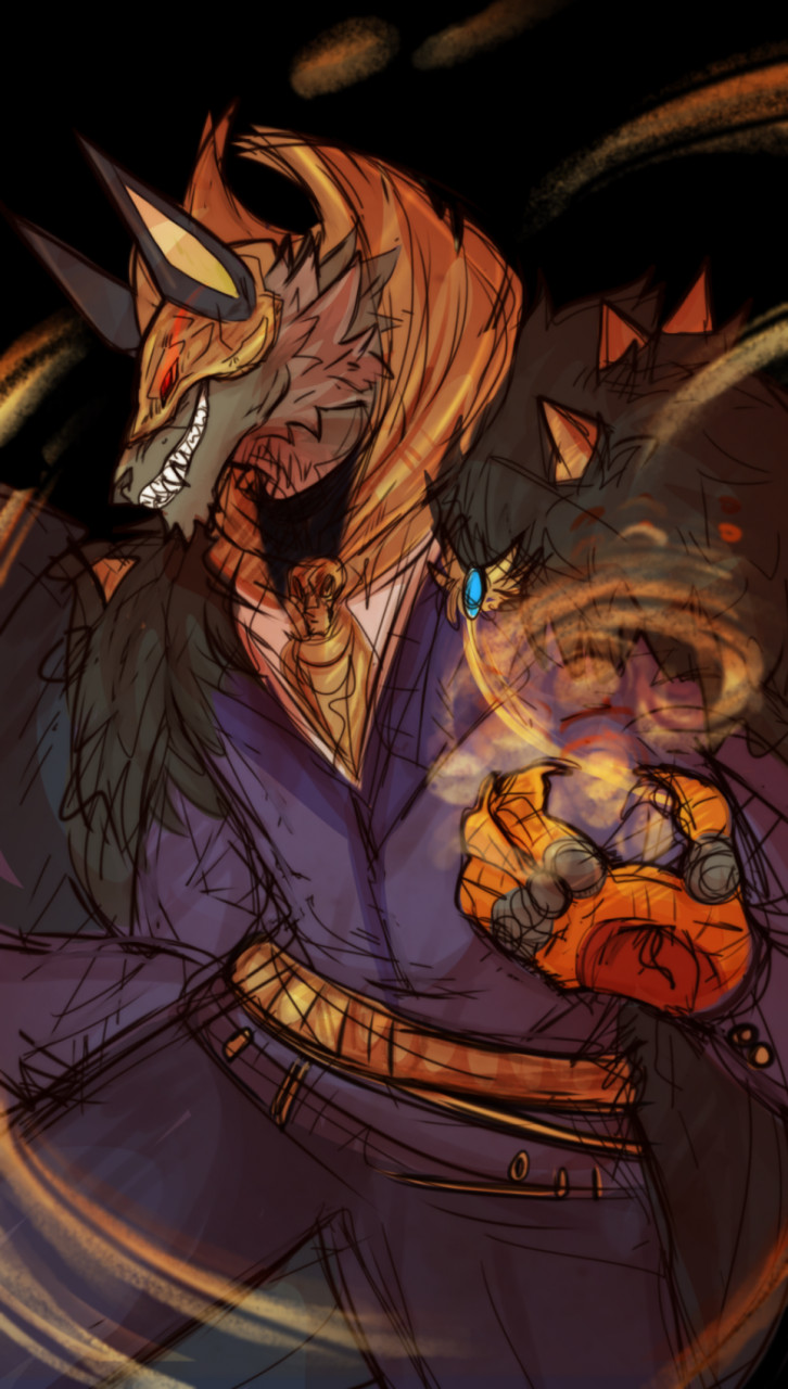 The Big ImageBoard (TBIB) - admiralshiba anthro anubian jackal canid canine canis coat cape ...