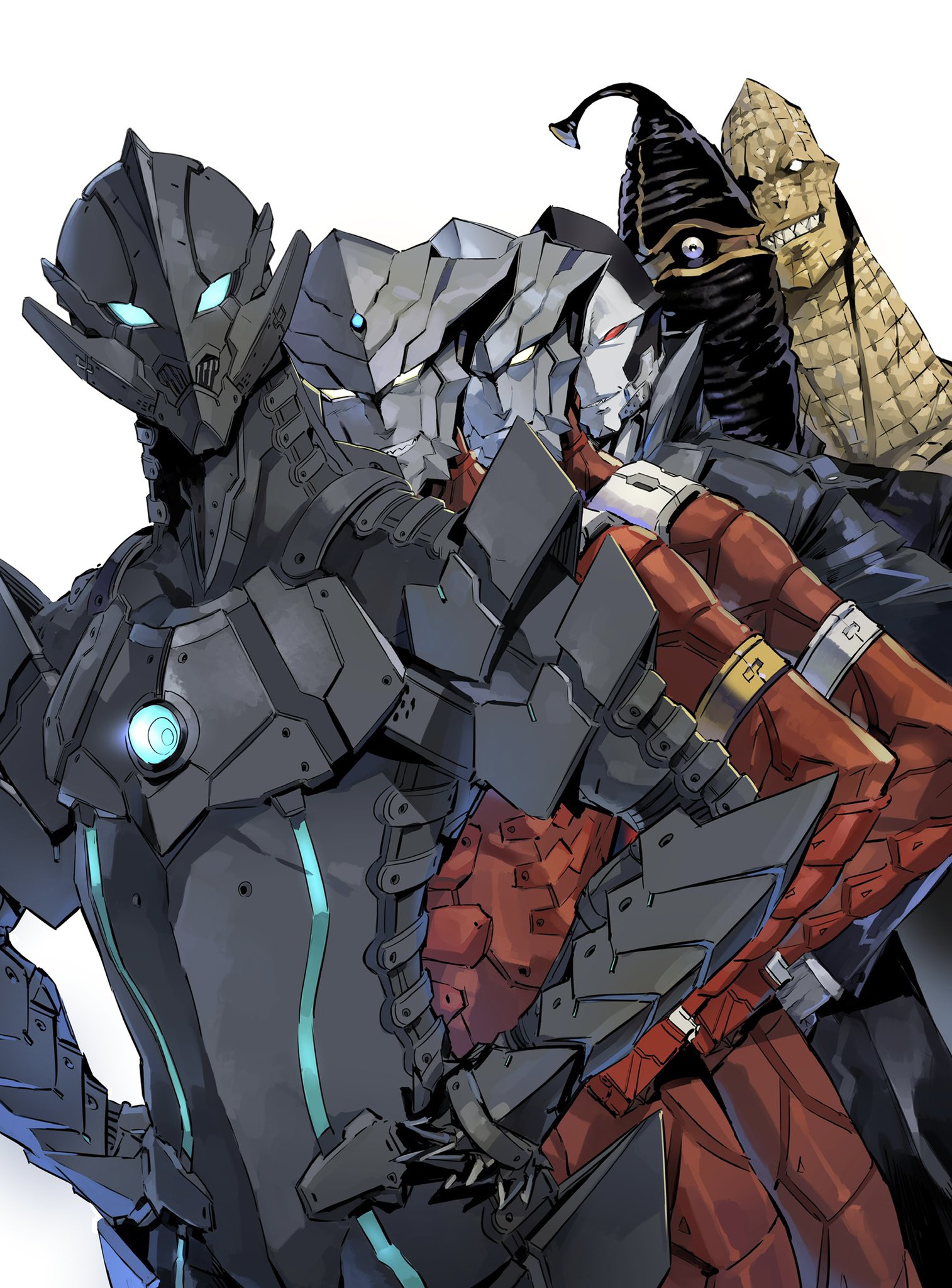 The Big ImageBoard (TBIB) - 6+boys adad (ultraman) alien armor astra ...