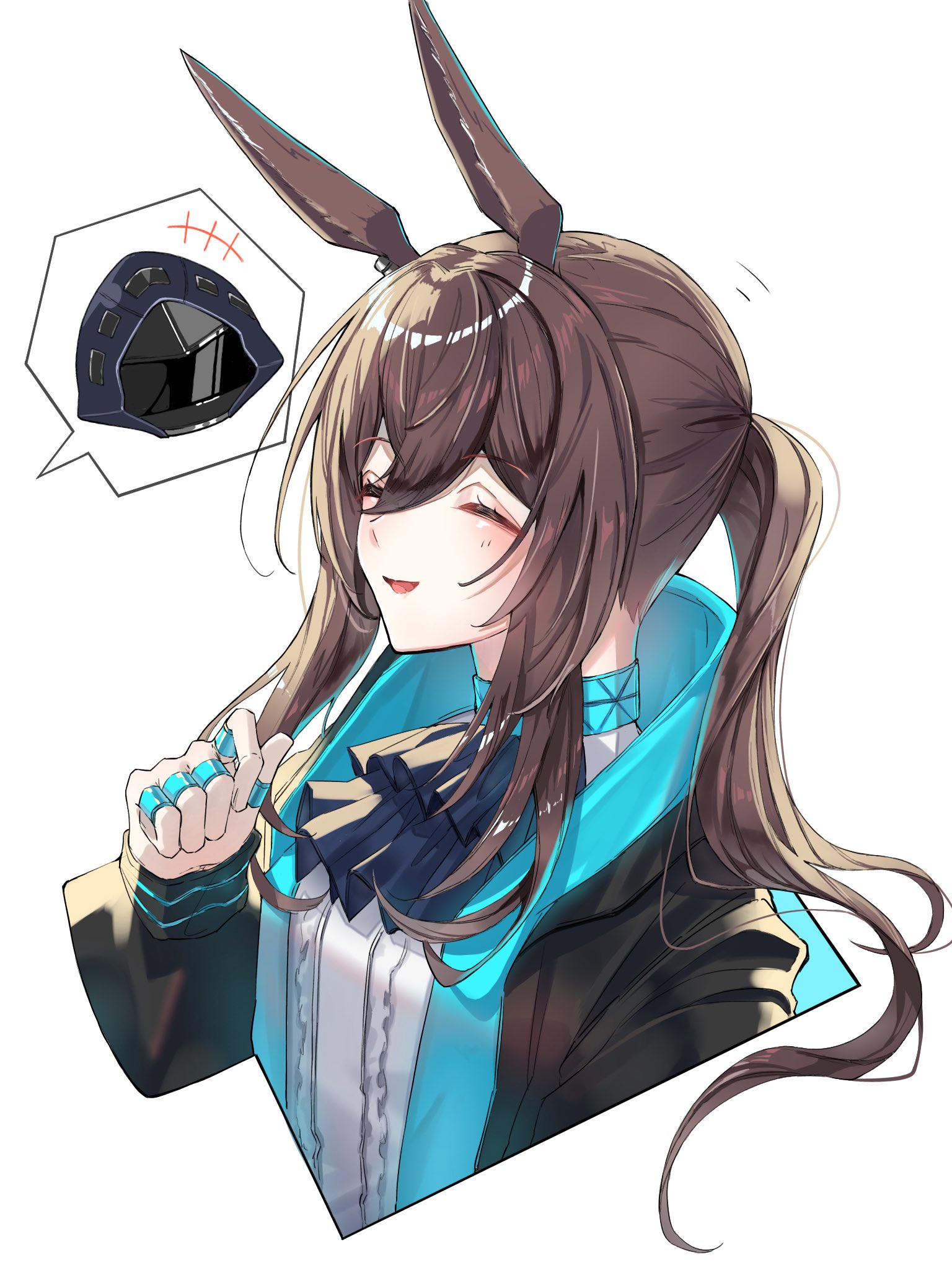 The Big ImageBoard (TBIB) - 1girl 1other ambiguous gender amiya (arknights) animal ears ...