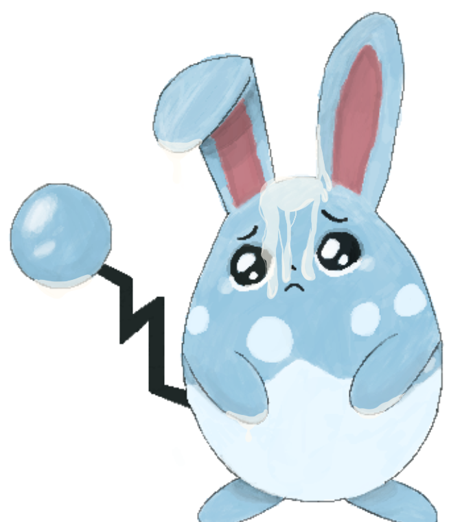 The Big Imageboard Tbib Ambiguous Gender Azumarill Black Eyes Blue