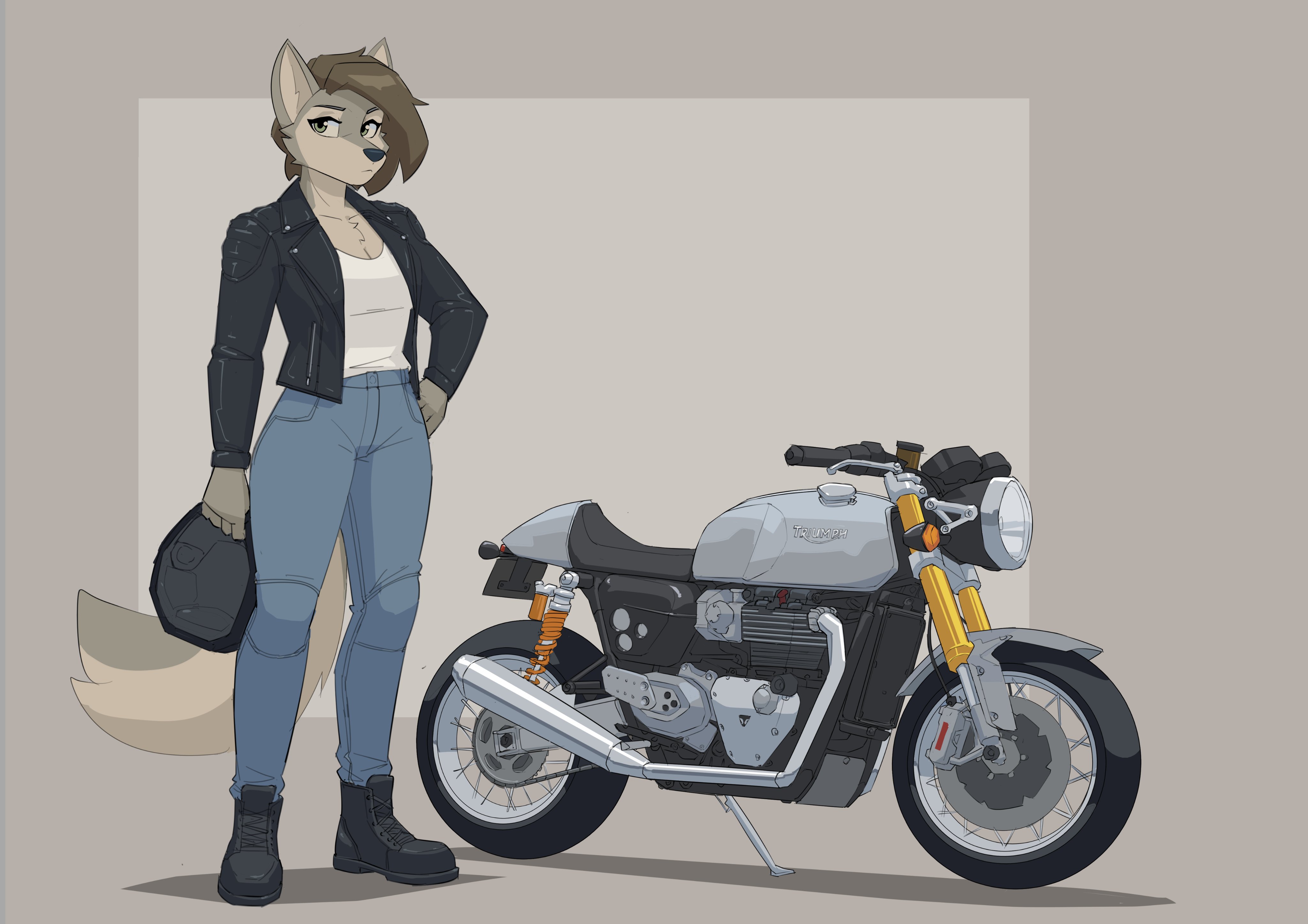 The Big ImageBoard (TBIB) - 427deer absurd res anthro armor black nose ...