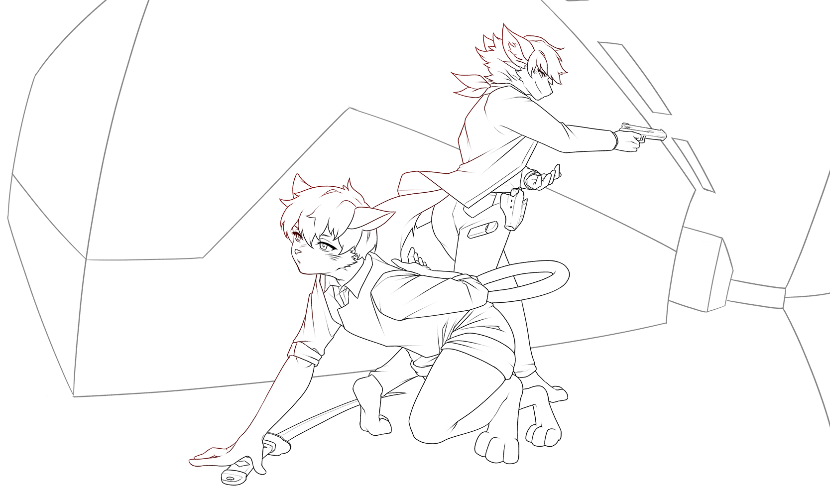 The Big Imageboard Tbib Action Pose Anthro Clothing Custom Ink