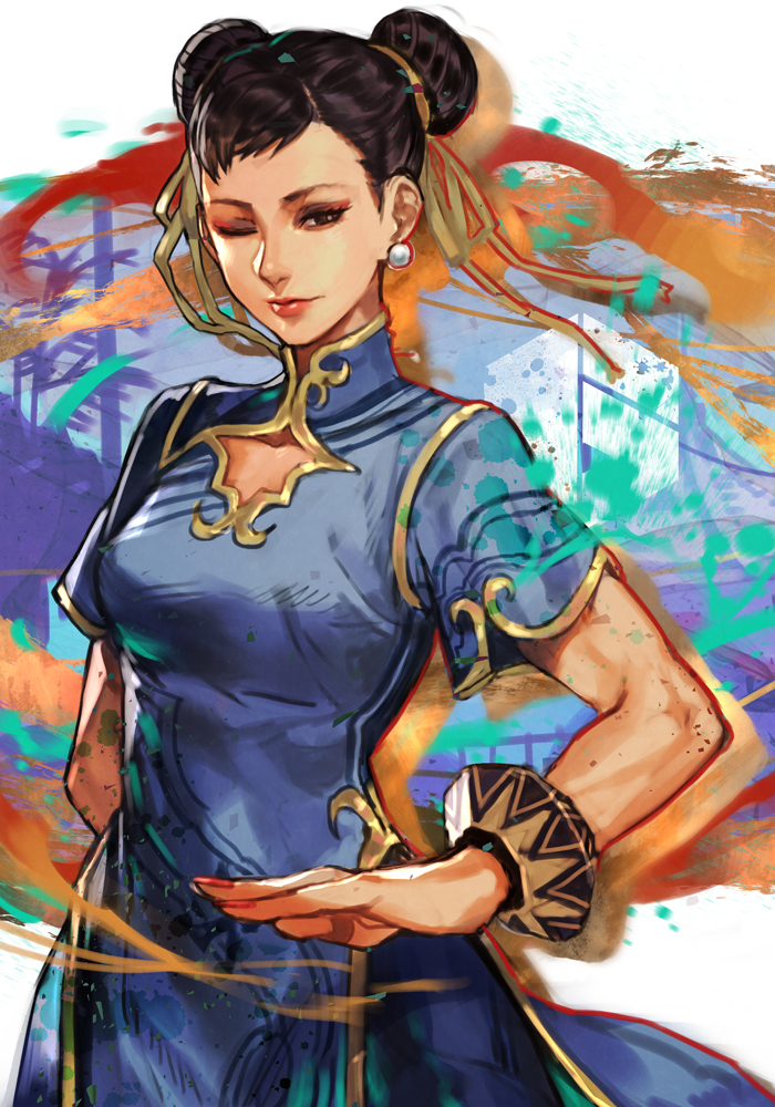 The Big ImageBoard (TBIB) - 1girl black hair bracelet brown eyes china ...