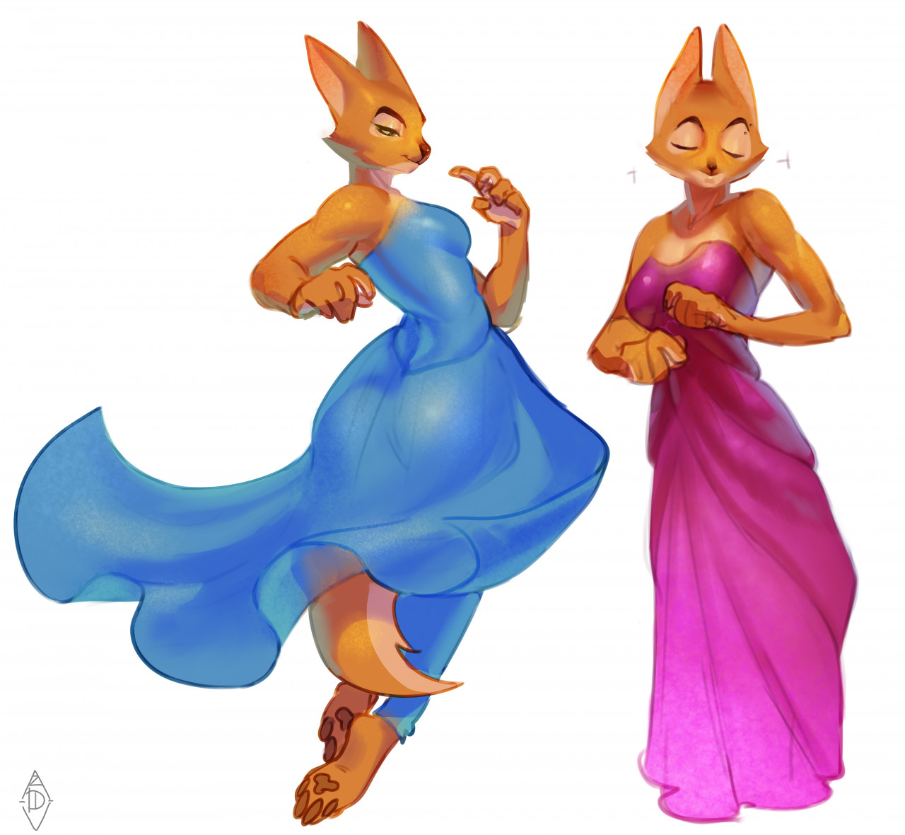 The Big ImageBoard (TBIB) - 2022 anthro big ears blue clothing blue dress canid canine clothed ...