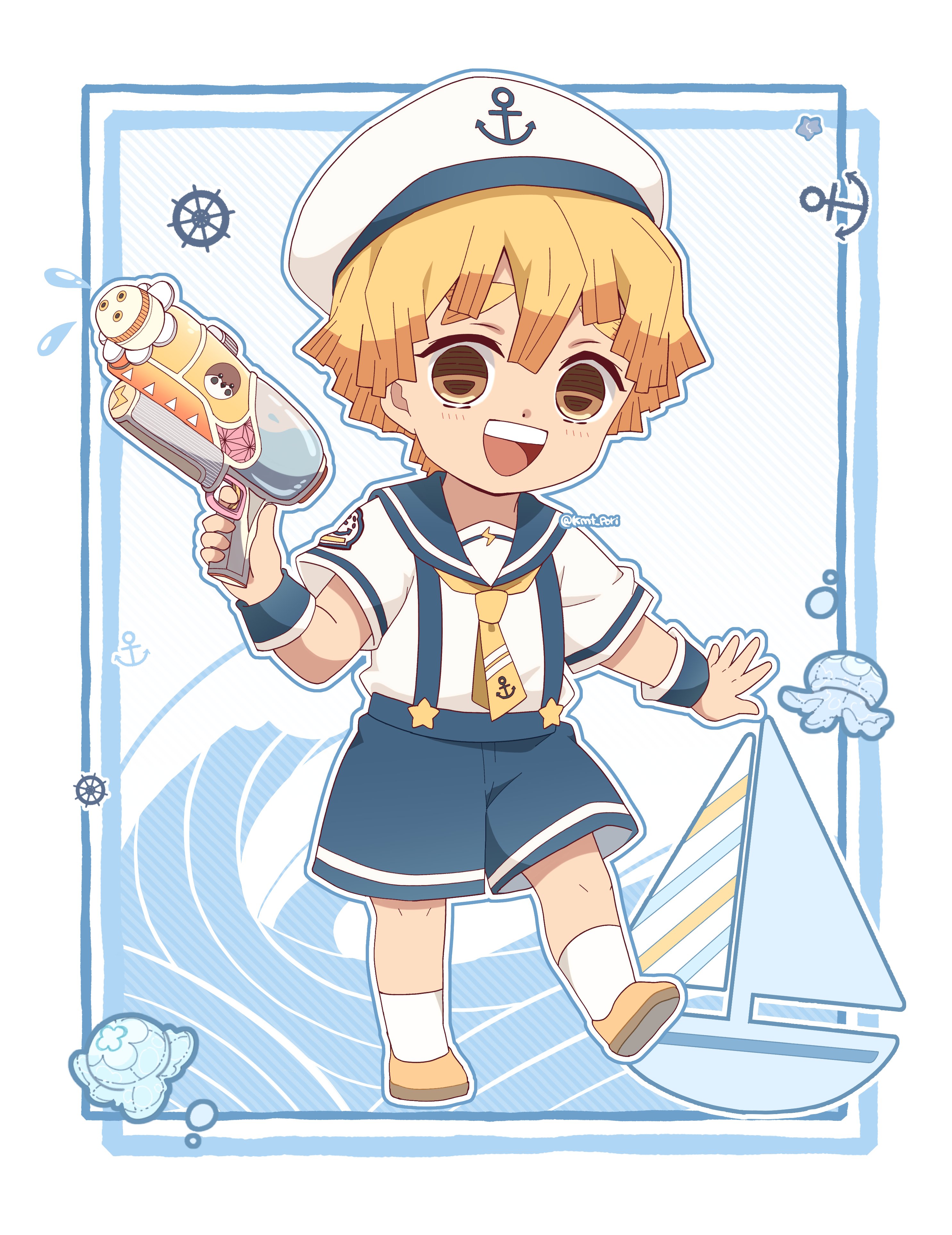 The Big ImageBoard (TBIB) - 1boy absurdres agatsuma zenitsu blonde hair ...