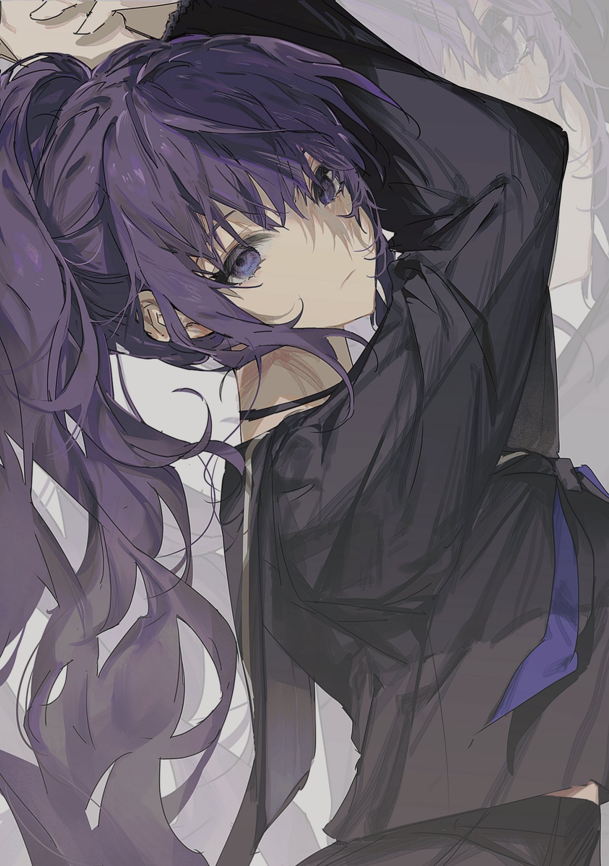 The Big ImageBoard (TBIB) - 1girl asahina mafuyu bangs black choker black neckerchief black ...