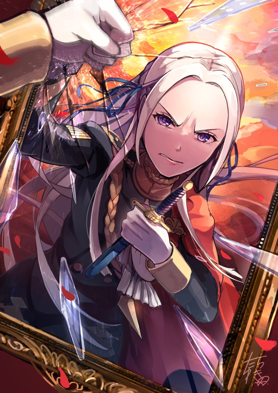 The Big ImageBoard (TBIB) - 1girl angry bangs blue eyes cape closed ...