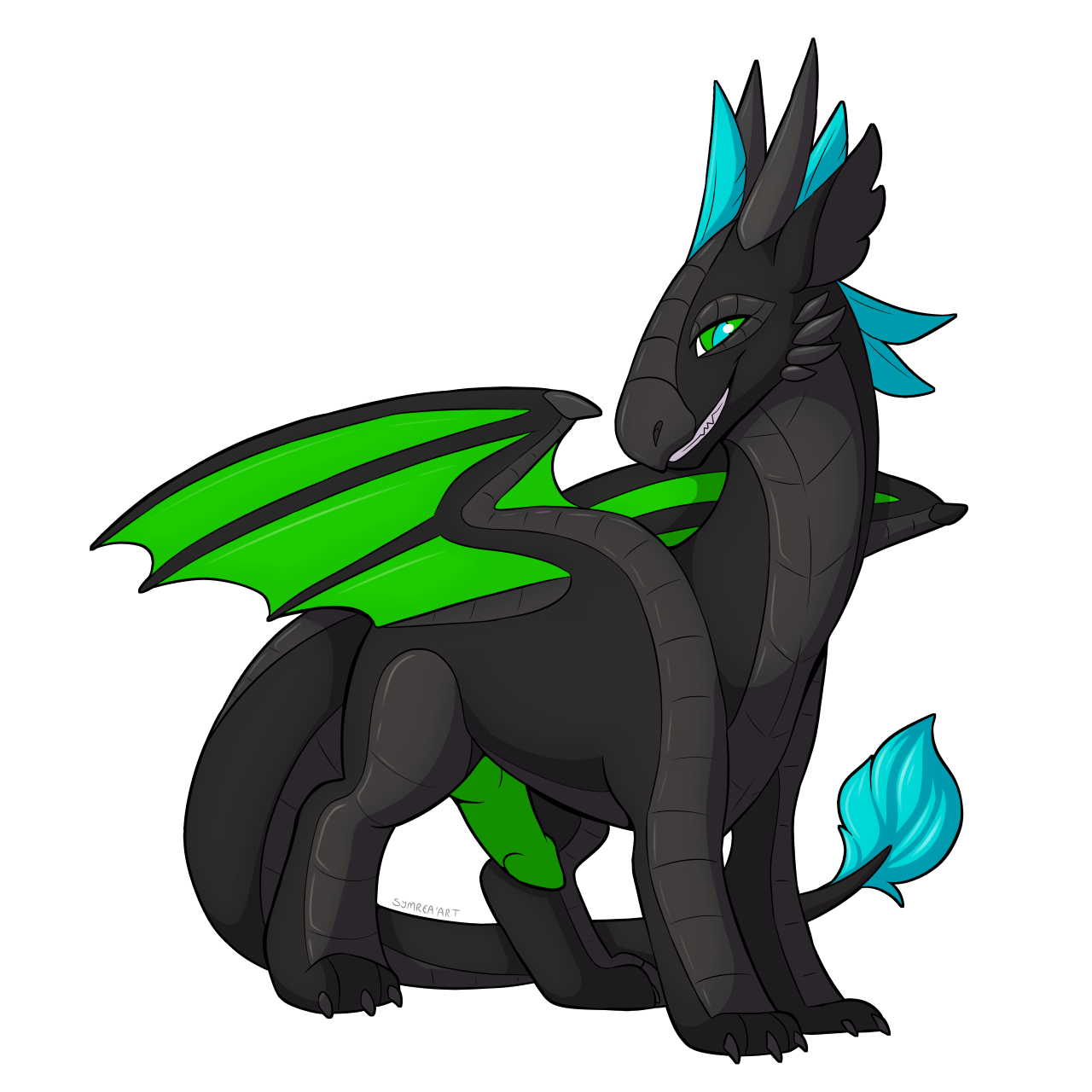 The Big ImageBoard (TBIB) - dragon hi res male smile smirk symrea ...