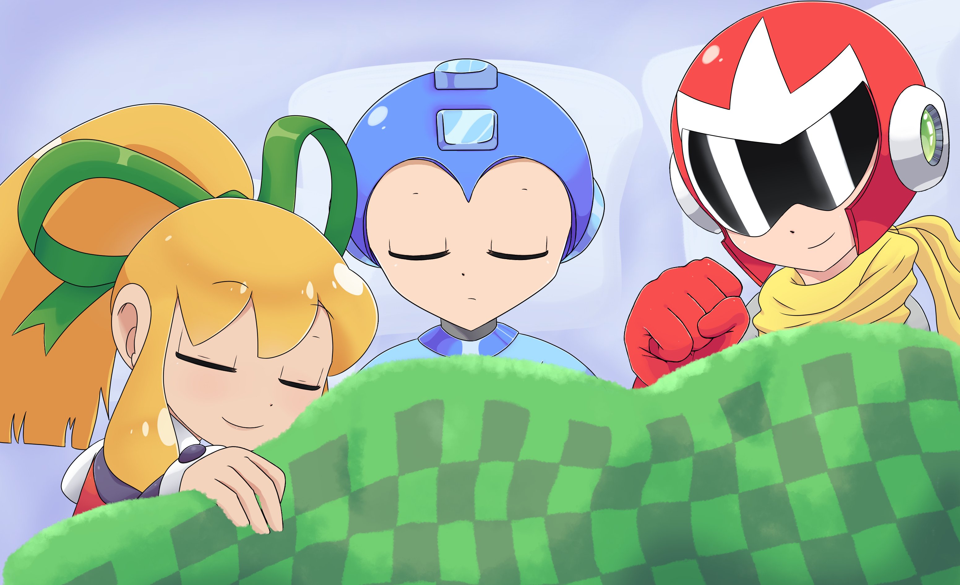 The Big ImageBoard (TBIB) - 1girl 2boys android bashoftheaces bed bed ...