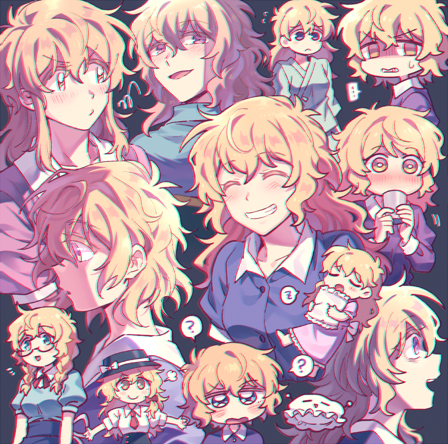 The Big ImageBoard (TBIB) - >:( 1girl ? blonde hair blue eyes braid ...