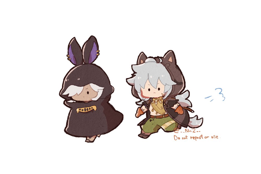 The Big ImageBoard (TBIB) - =3 animal hood bangs chibi cyno (genshin ...