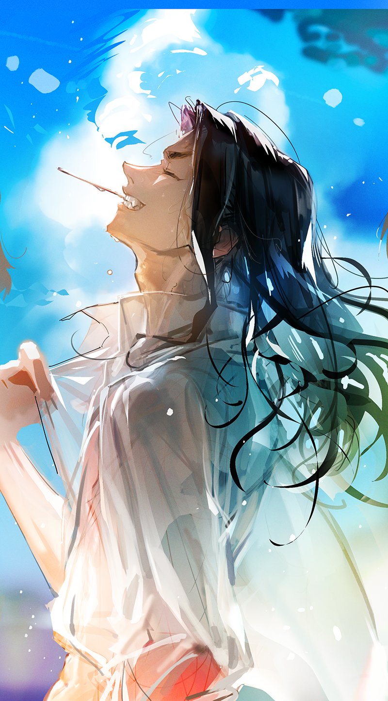 The Big ImageBoard (TBIB) - 1boy baji keisuke black hair blue ...