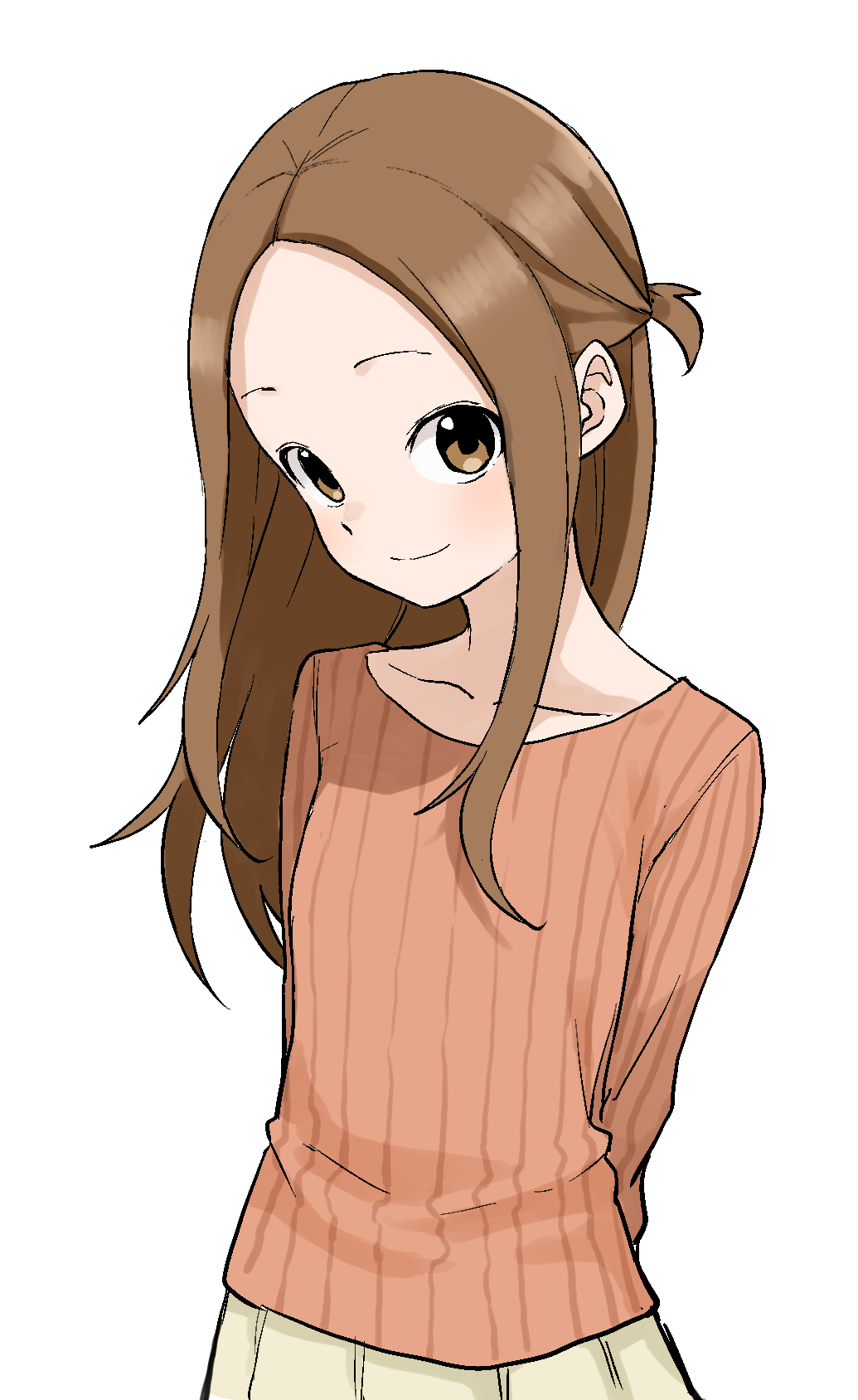 The Big ImageBoard (TBIB) - 1girl brown eyes brown hair forehead ...
