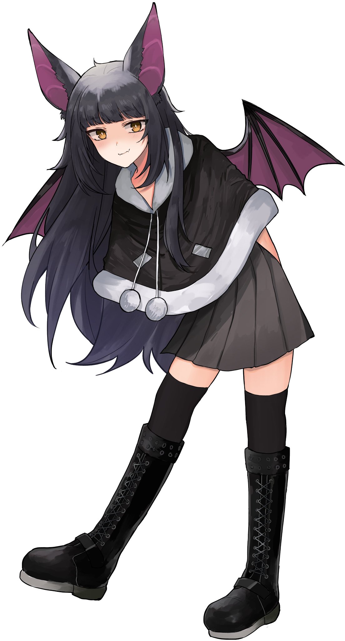 The Big ImageBoard (TBIB) - 1girl animal ears bat ears bat girl bat ...