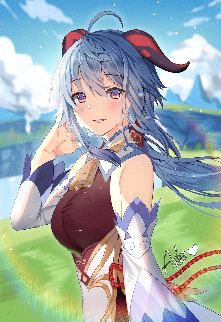 The Big Imageboard Tbib 1girl Ahoge Aile Crossroads Artist Name
