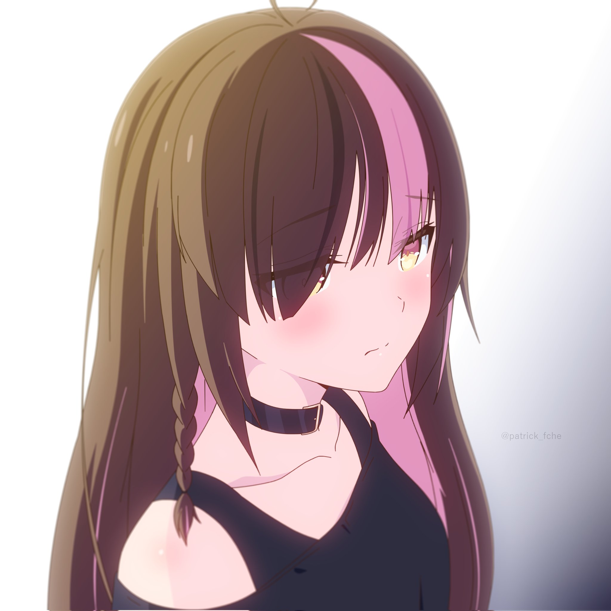 The Big ImageBoard (TBIB) - 1girl ahoge backlighting bangs belt collar ...