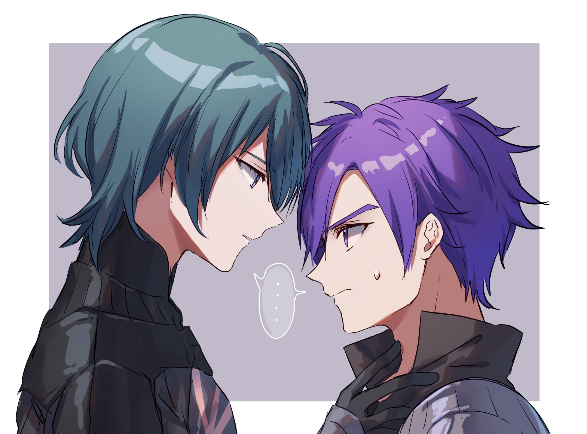 The Big ImageBoard (TBIB) - ... 2boys armor blue eyes blue hair byleth ...