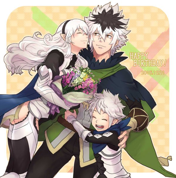 The Big ImageBoard (TBIB) - 1girl 2boys armor black hair bouquet closed ...