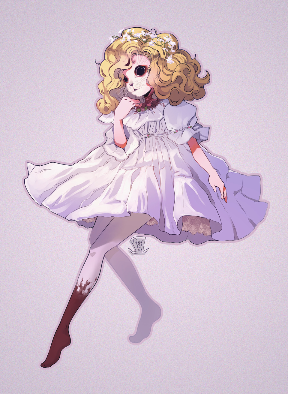 The Big ImageBoard (TBIB) - 2017 anthro black eyes blonde hair blood ...