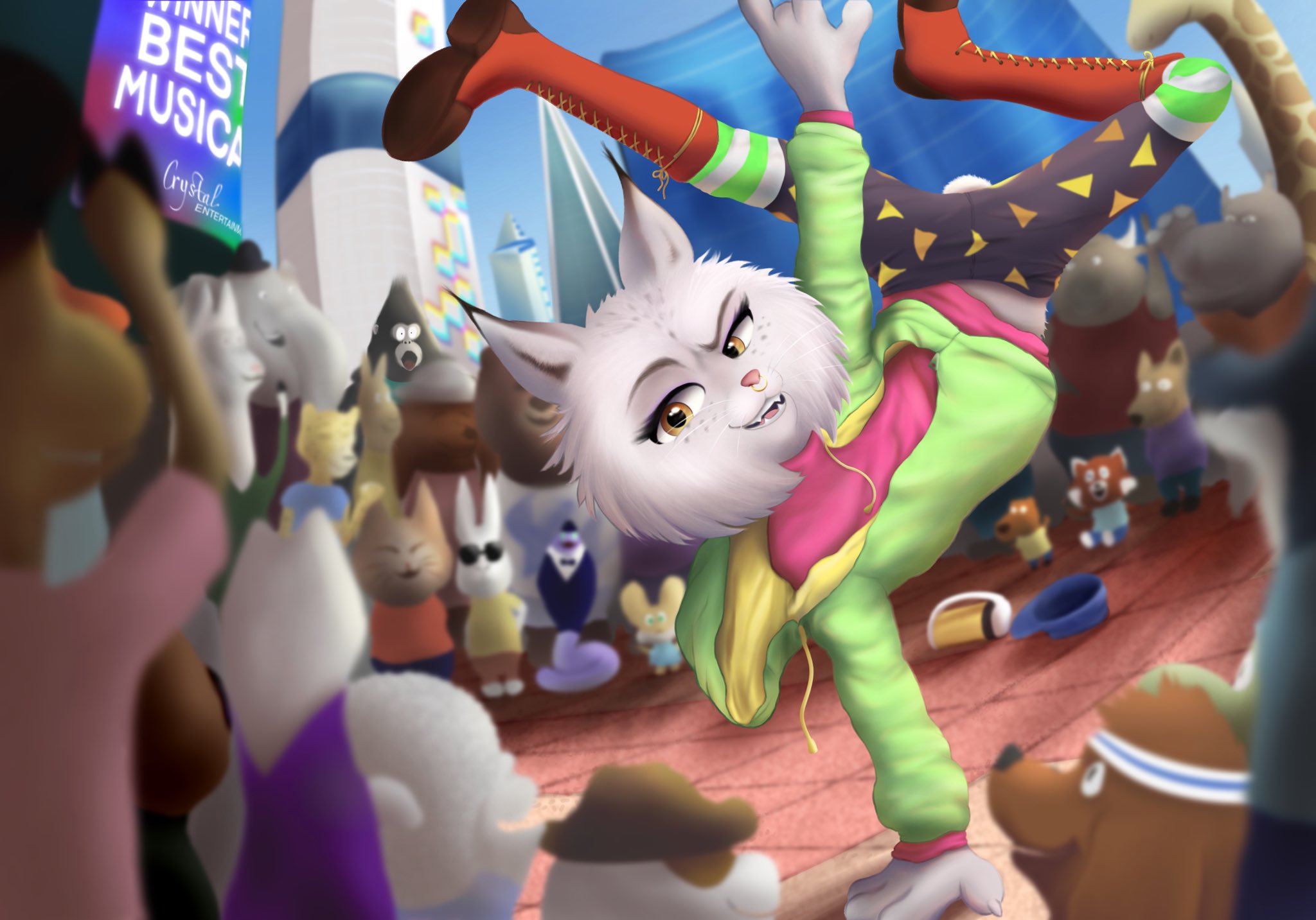 The Big ImageBoard (TBIB) - 2022 anthro ape breakdancing canid canine ...