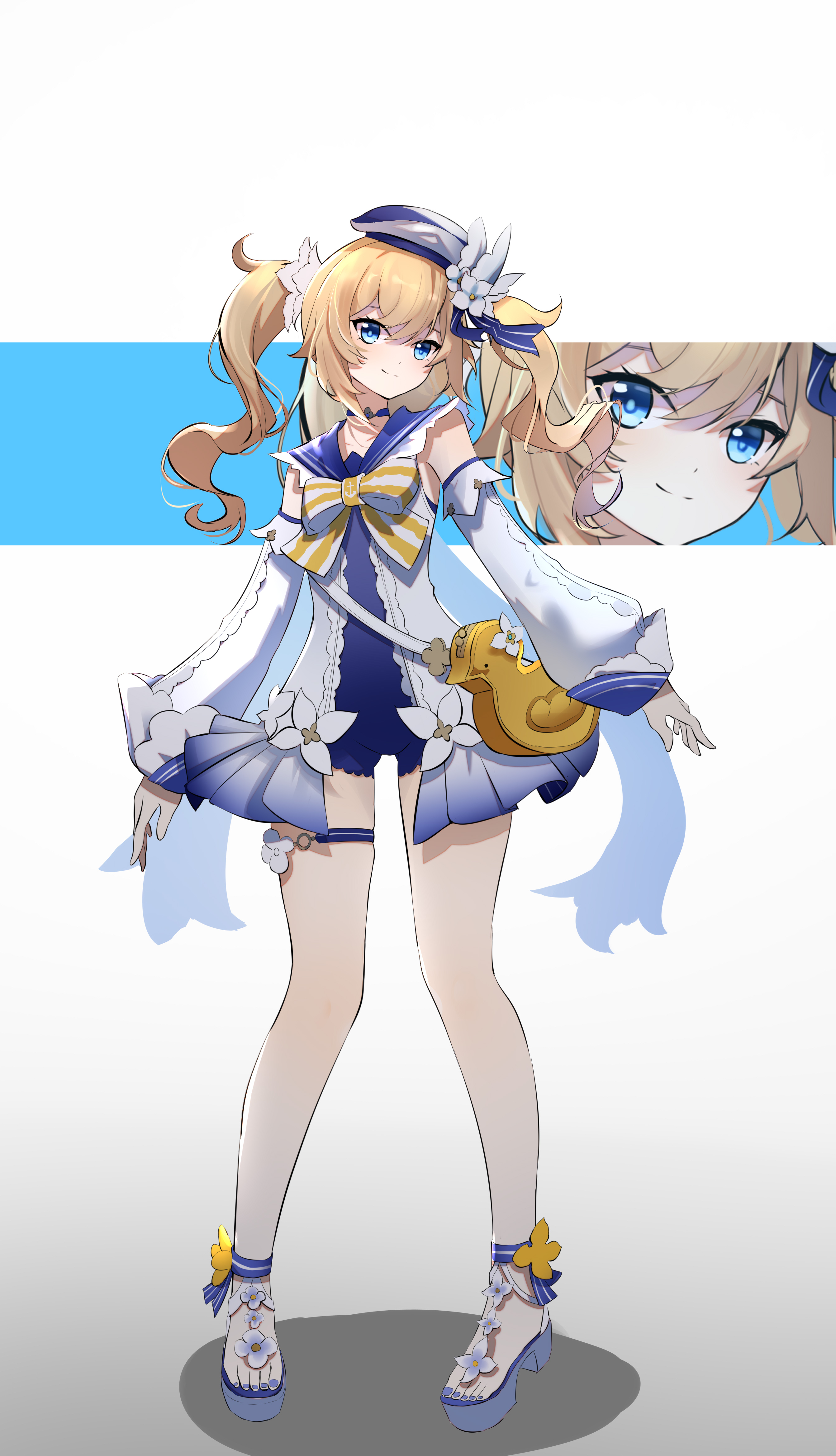 The Big ImageBoard (TBIB) - 1girl absurdres bag bangs barbara (genshin impact) barbara ...