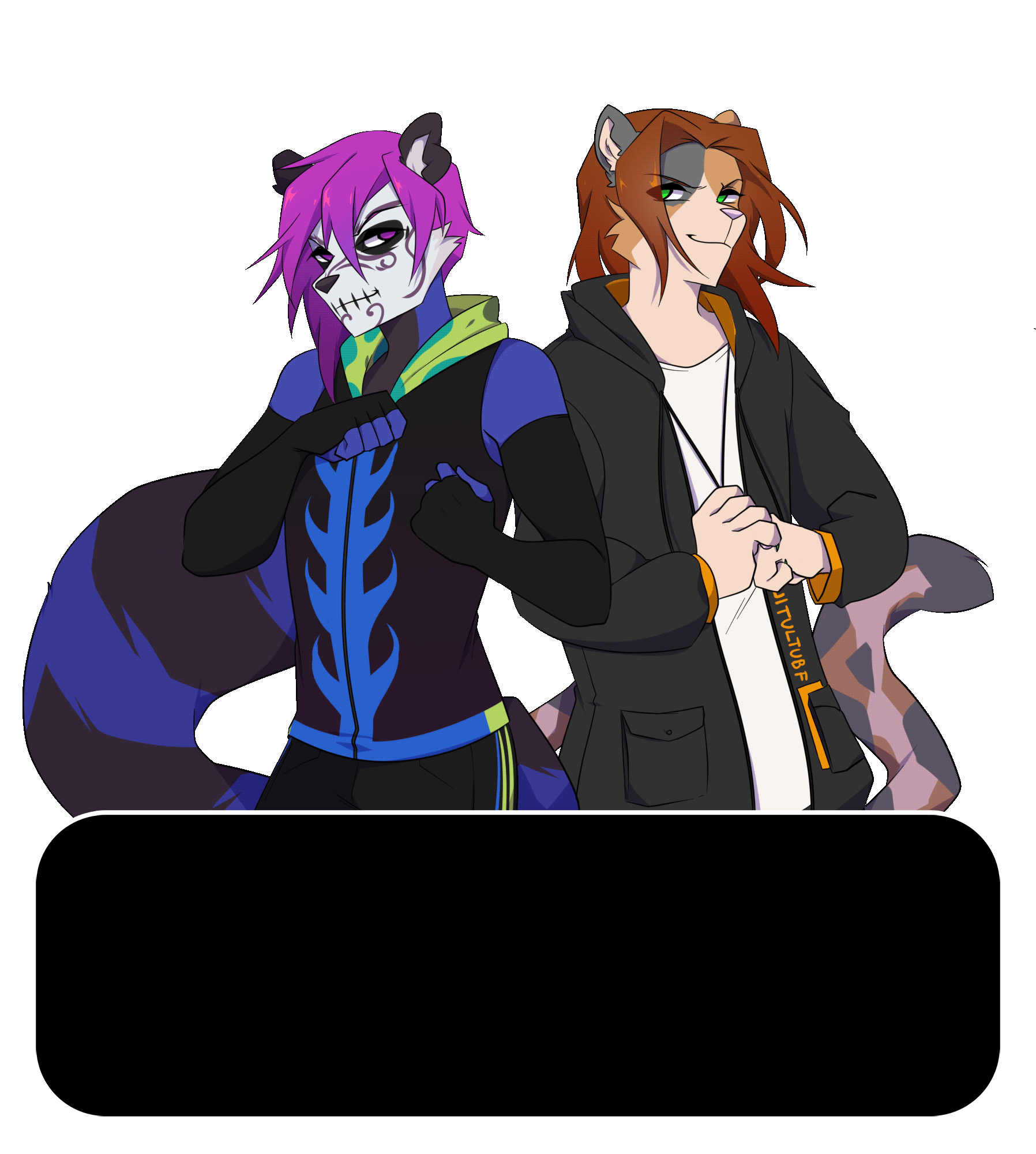 The Big ImageBoard (TBIB) - ailurid animated anthro armwear blue body ...