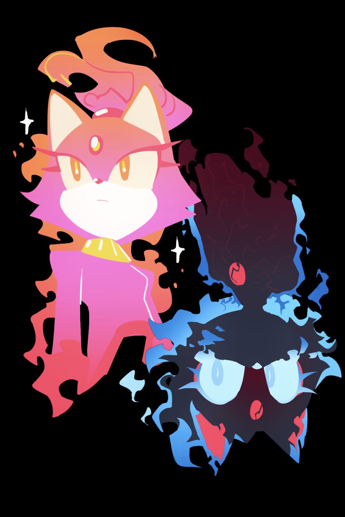 The Big ImageBoard (TBIB) - anthro blaze the cat domestic cat duo felid ...