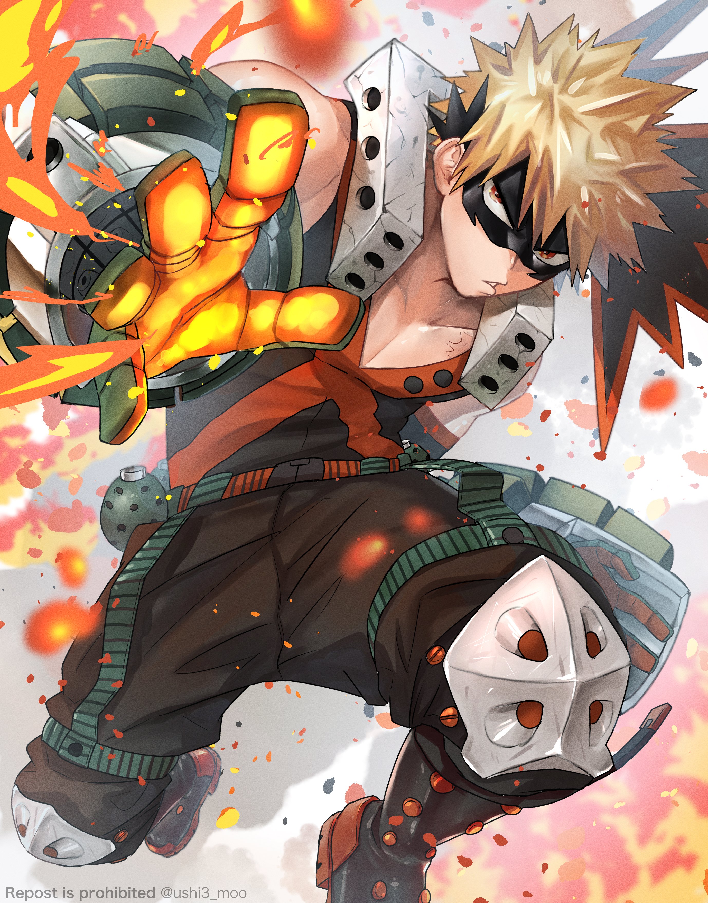 The Big ImageBoard (TBIB) - 1boy absurdres bakugou katsuki black ...