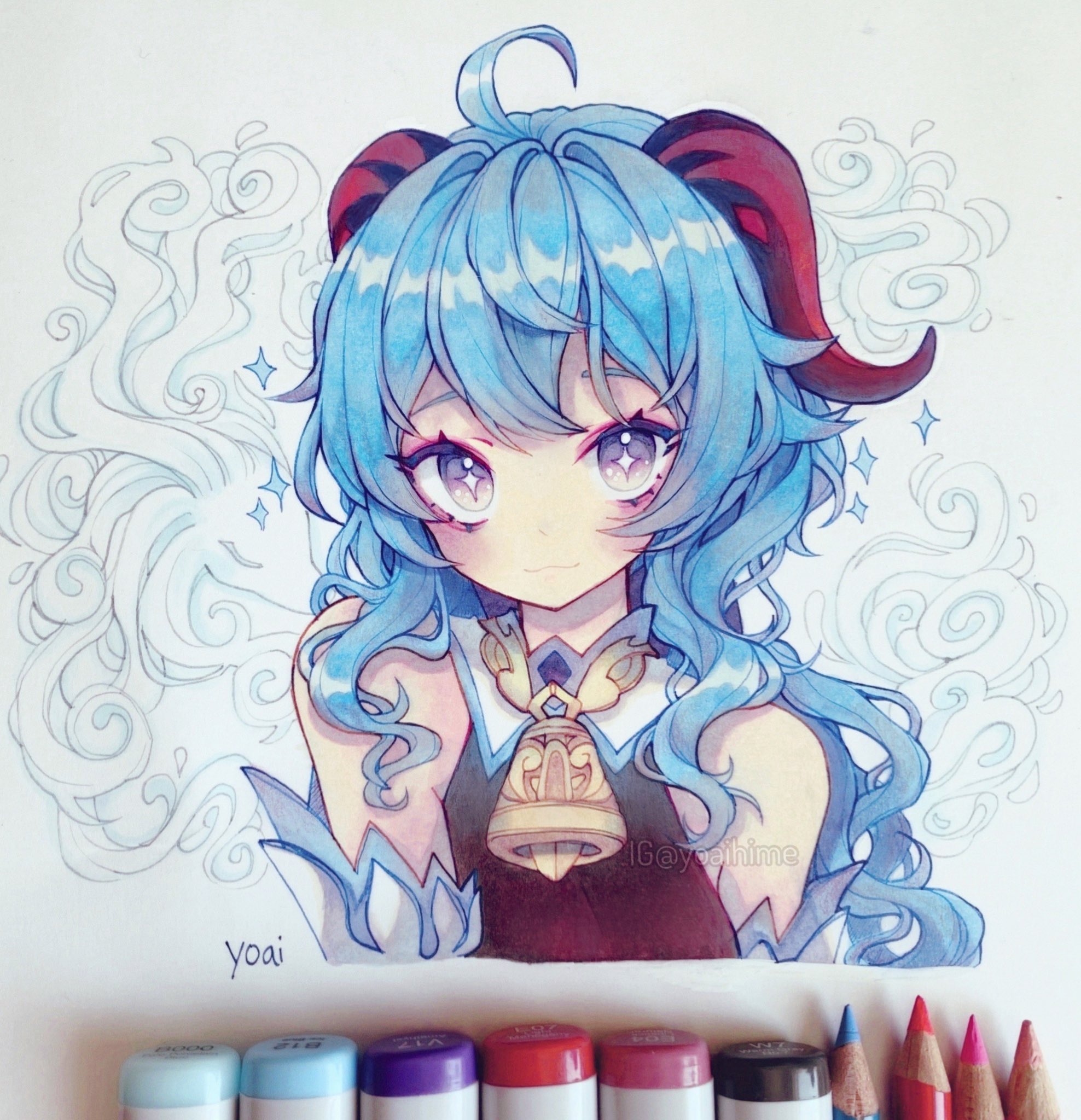 The Big ImageBoard (TBIB) - 1girl ahoge anny (yoai) artist name bare ...