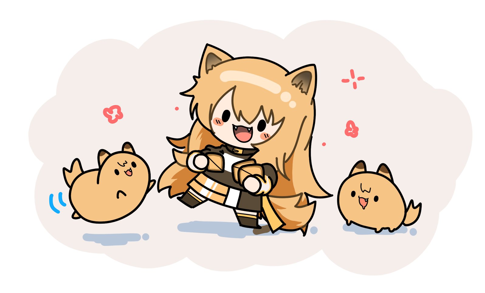 The Big ImageBoard (TBIB) - 1girl :d animal ears arknights blush ...