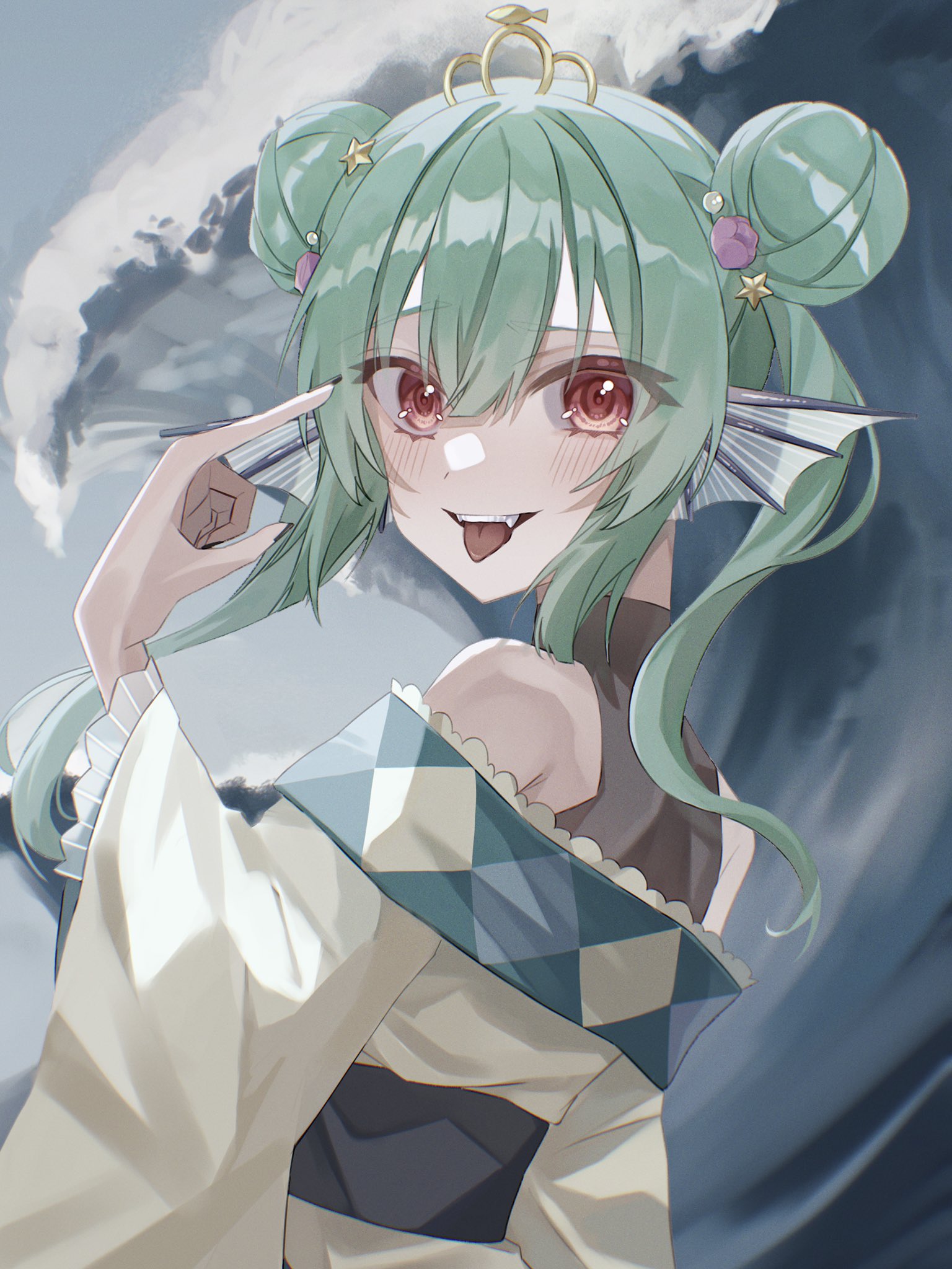 The Big ImageBoard (TBIB) - 1girl b48atdtd black leotard black nails ...