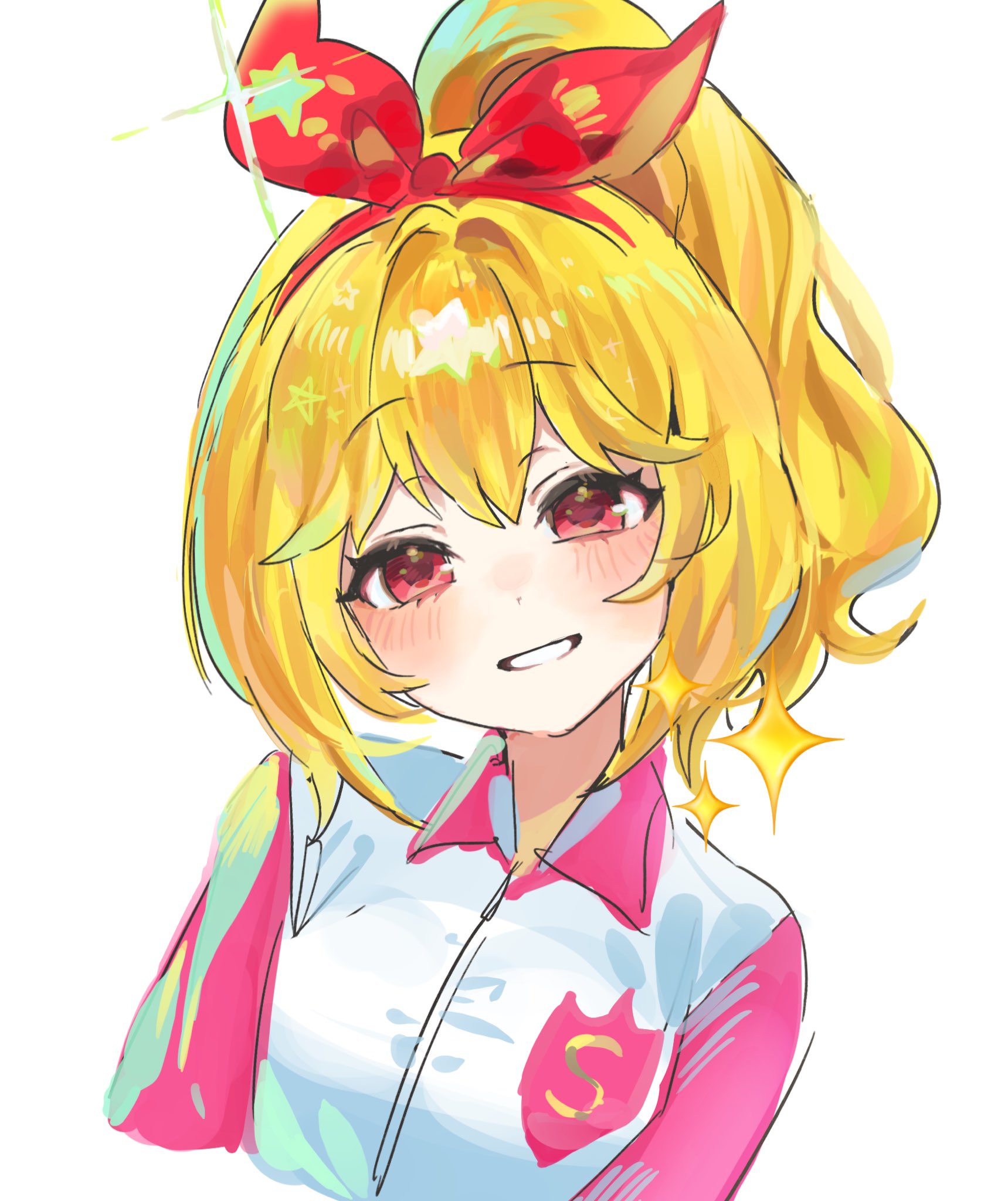 The Big ImageBoard (TBIB) - 1girl aikatsu! aikatsu! (series) blonde hair blush bow bow hairband ...