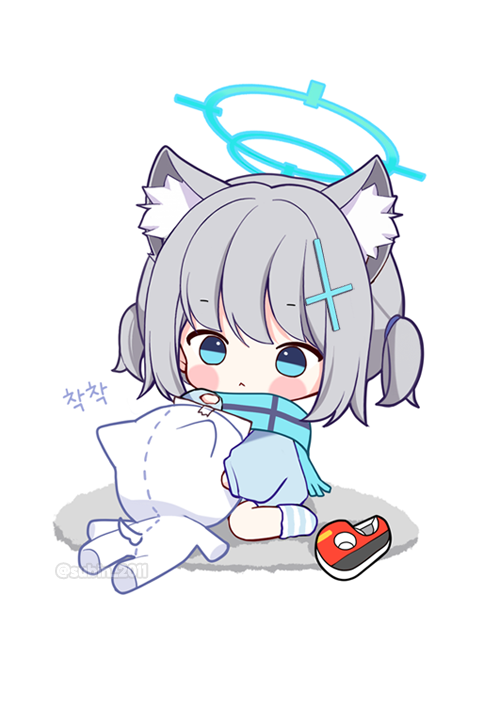 The Big ImageBoard (TBIB) - 1girl animal ear fluff animal ears blue ...