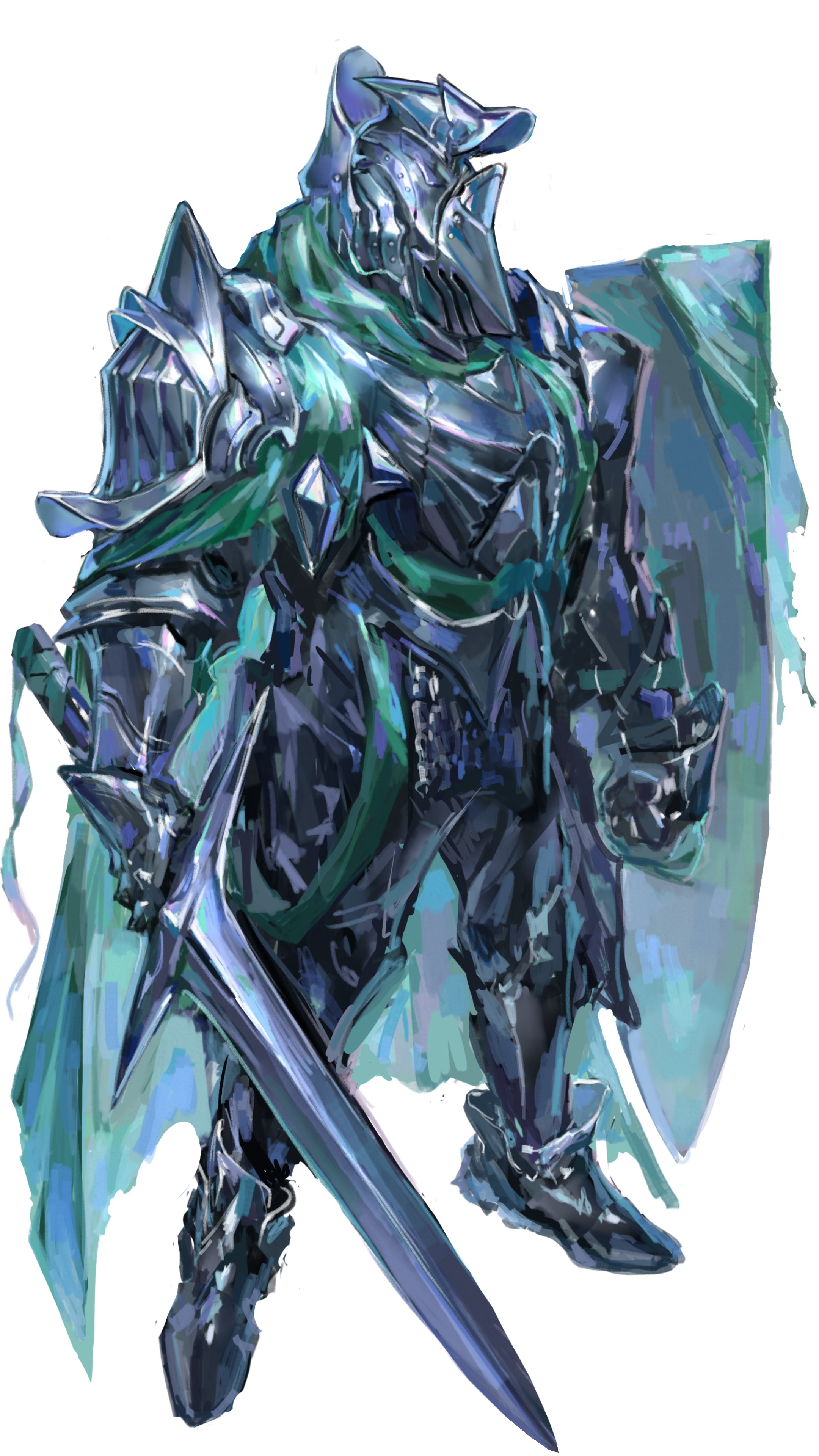 The Big ImageBoard (TBIB) - 1other absurdres armor breastplate cape commentary english ...