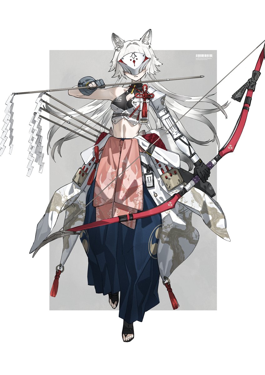 The Big ImageBoard (TBIB) - 1girl animal ear fluff animal ears arrow (projectile) bow (weapon ...
