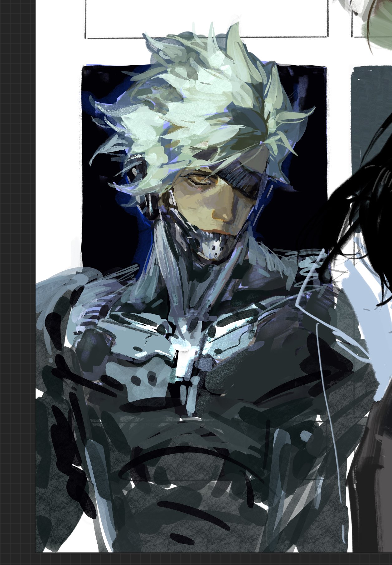 The Big ImageBoard (TBIB) - 1boy armor brown eyes celestial fang cyborg ...