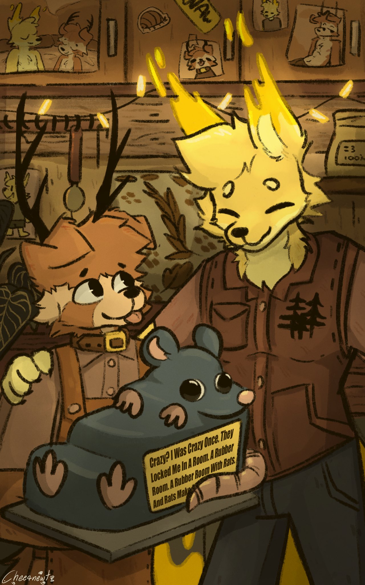 The Big Imageboard Tbib 2024 5 8 Anthro Biped Black Eyes Blep Brown