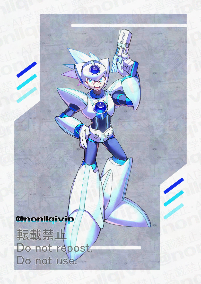 The Big ImageBoard (TBIB) - 1boy alternate color android armor axl ...