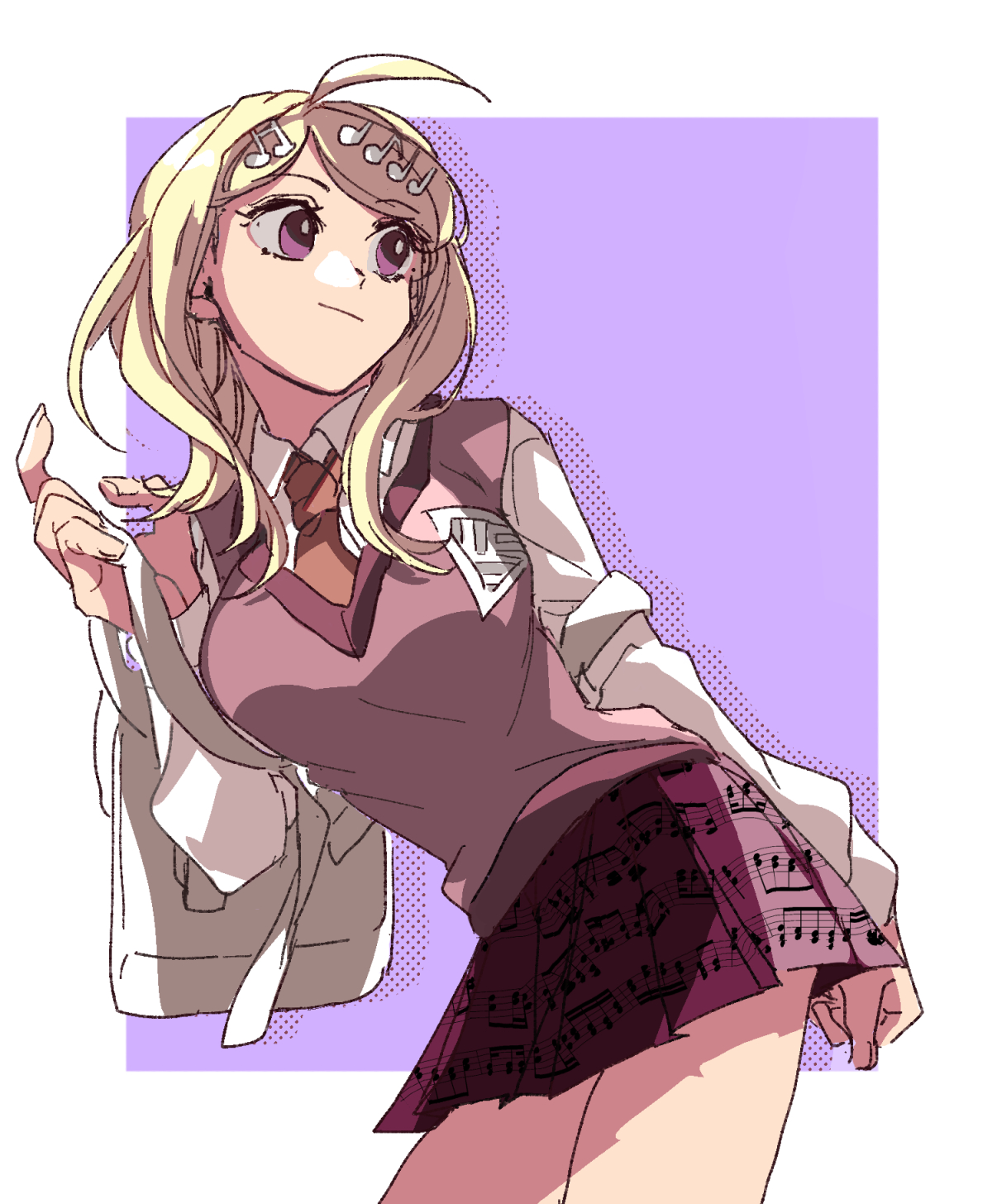 The Big Imageboard Tbib 1girl Ahoge Akamatsu Kaede Backpack Bag