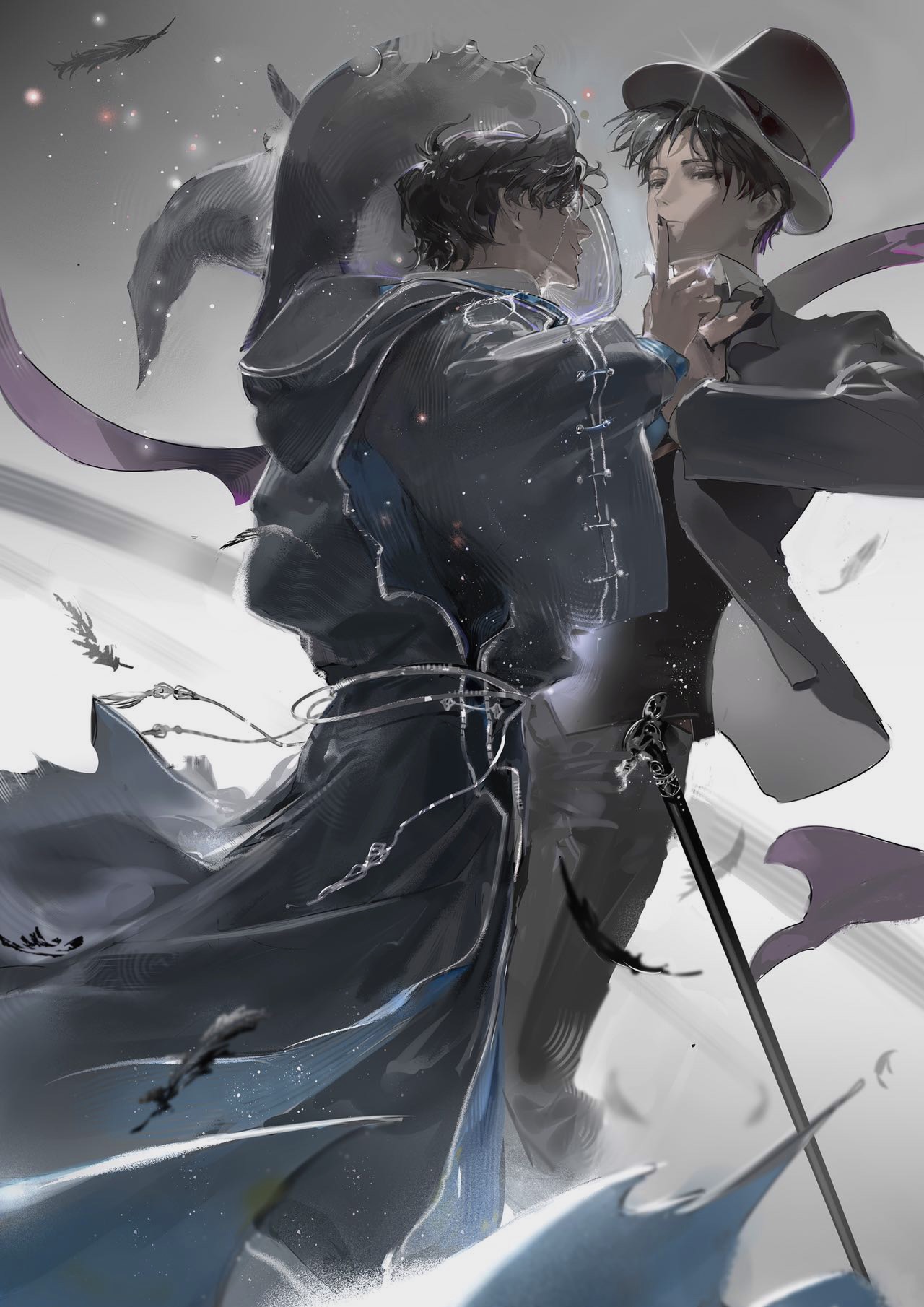The Big ImageBoard (TBIB) - 2boys amon (lord of the mysteries) black ...