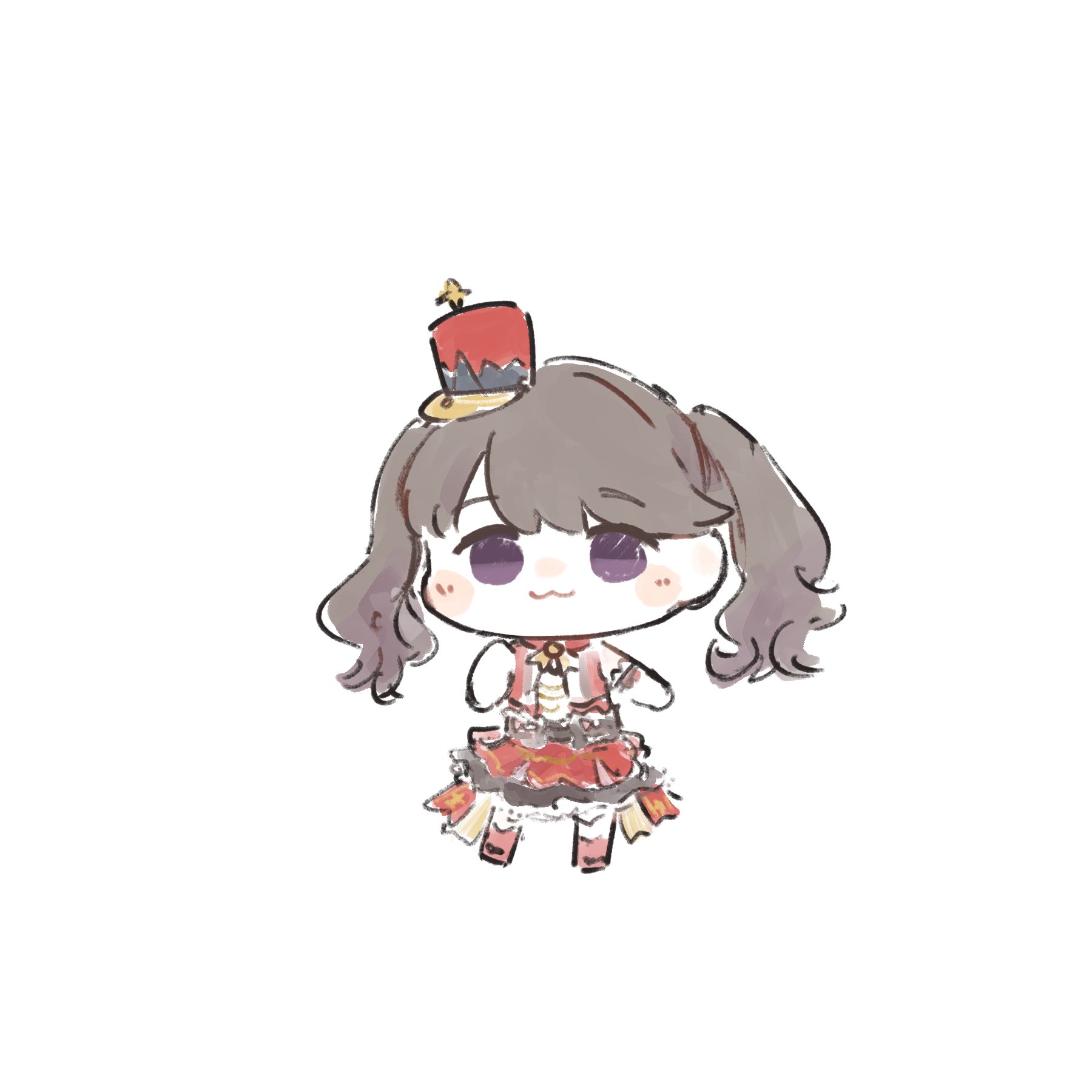 The Big ImageBoard (TBIB) - 1girl :3 ao kaeru blush brown hair chibi ...